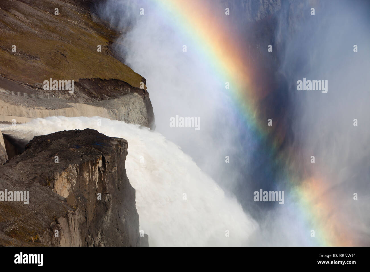 the overspill from the Karahnjukar hydro dam in Iceland Stock Photo - Alamy