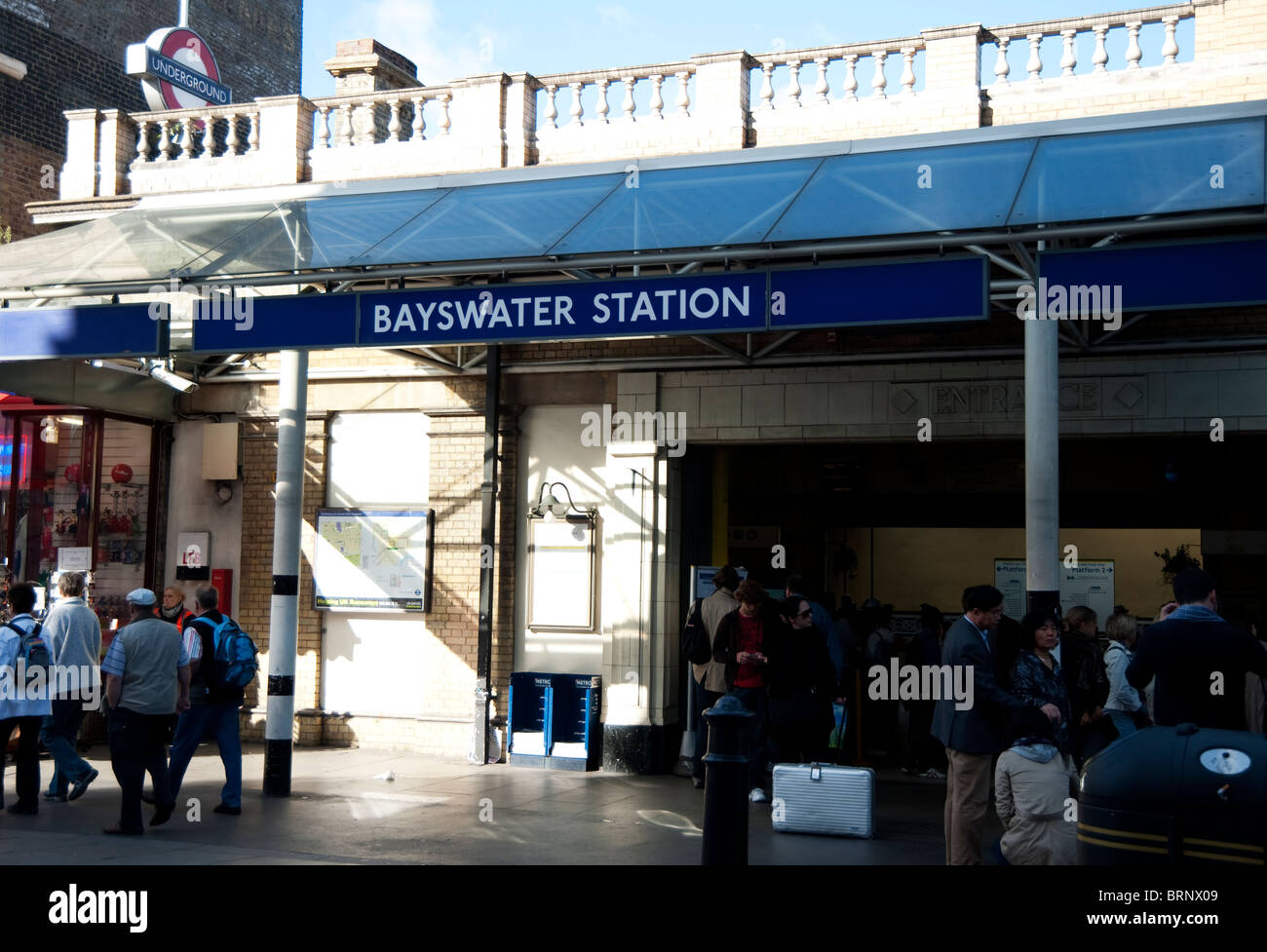 Bayswater metro station london hi-res stock photography and images - Alamy