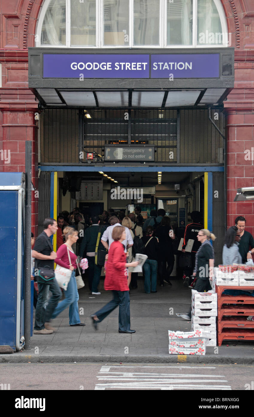 Goodge street station hi-res stock photography and images - Alamy