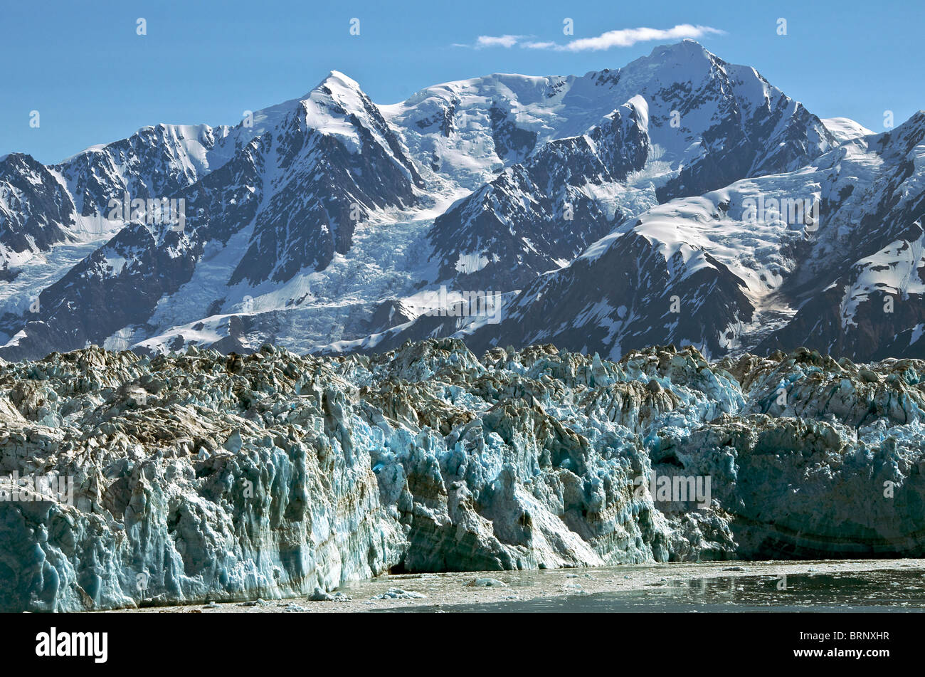 Hubbard Glacier Disenchantment Bay Inside Passage Alaska USA Stock ...