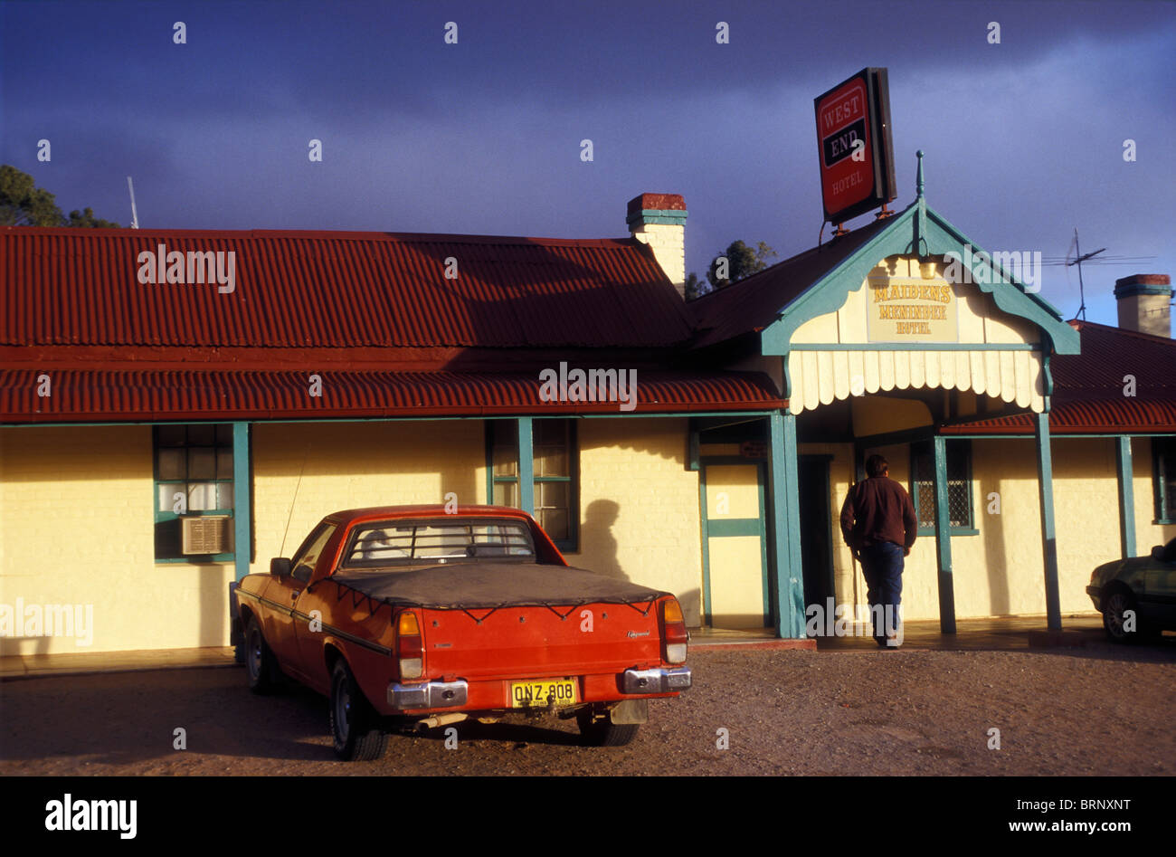 Historic Maidens Hotel at Menindee, far western New South Wales Stock ...