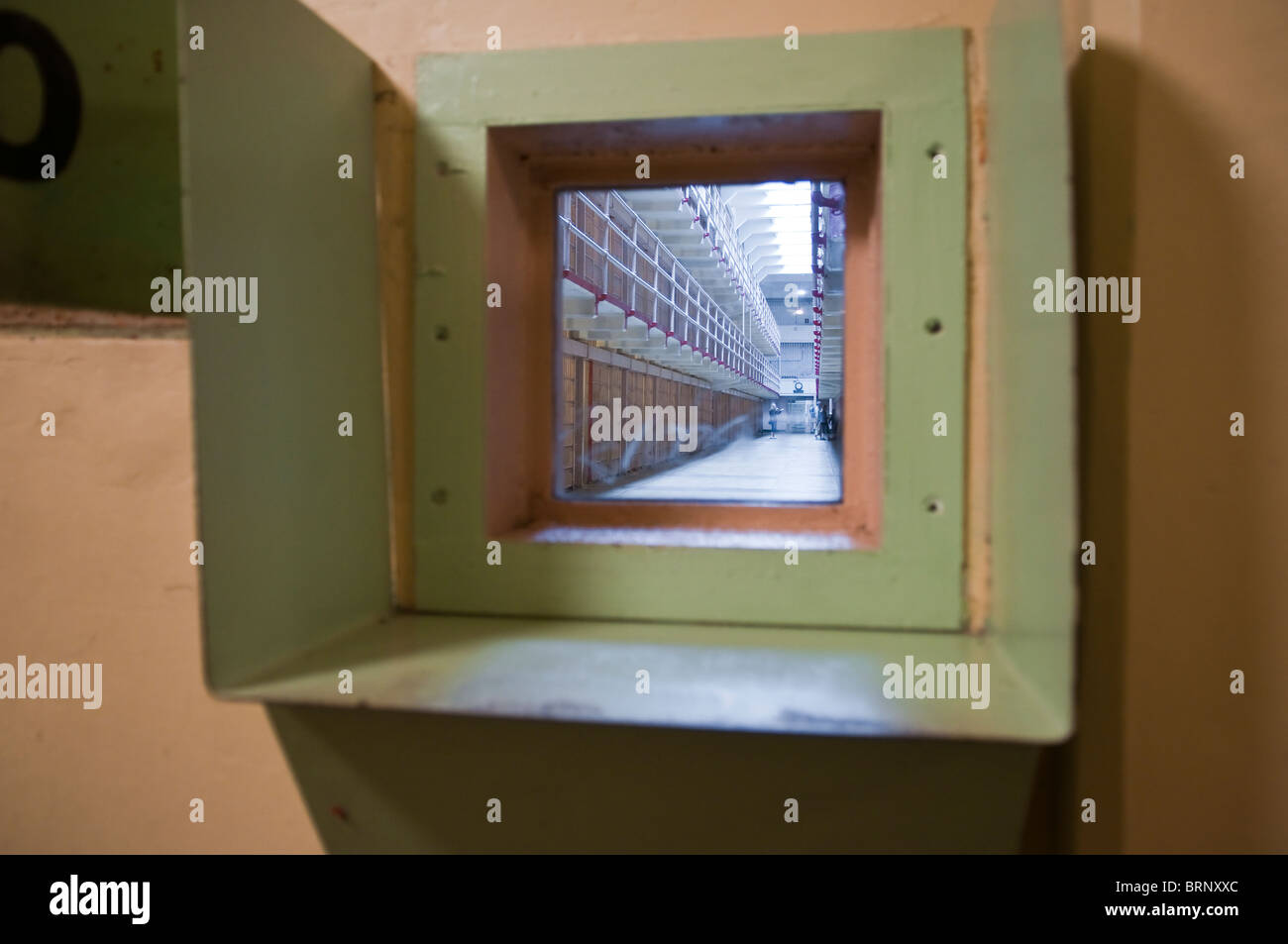 Intercom for prisoners and their visitors in the prison, Alcatraz ...