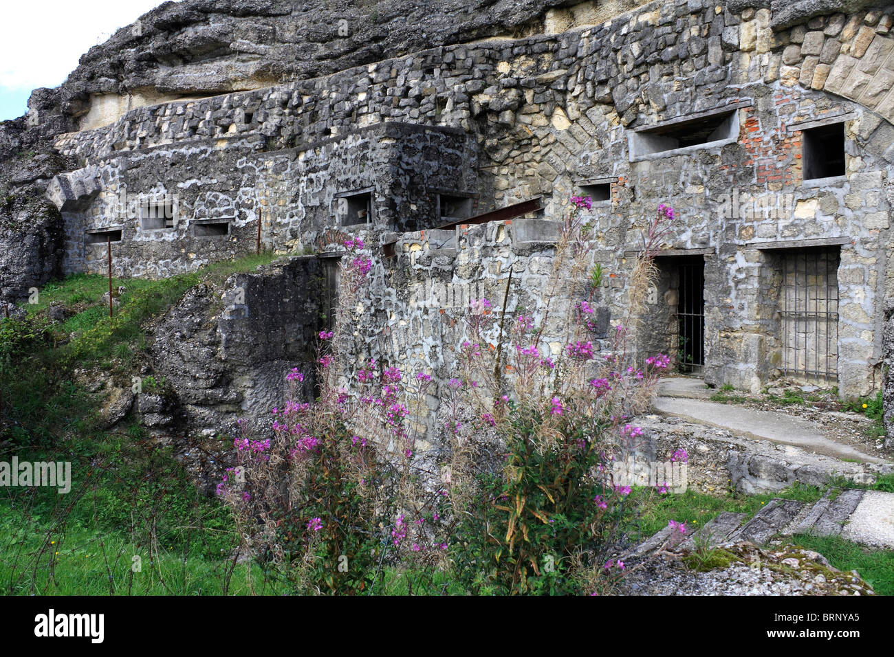 Fort Douaumont was one of the fortresses built to protect Verdun from ...
