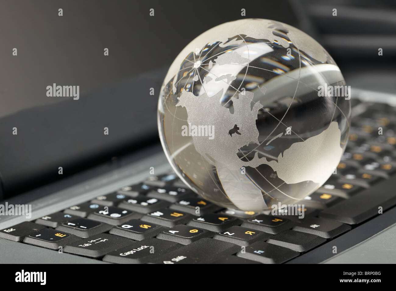 Globe With Keyboard