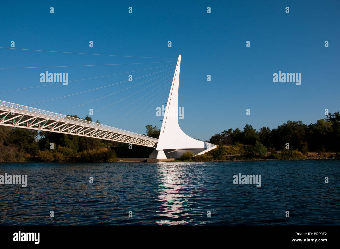 Sundial Bridge on Sacramento River in Redding California by architect ...