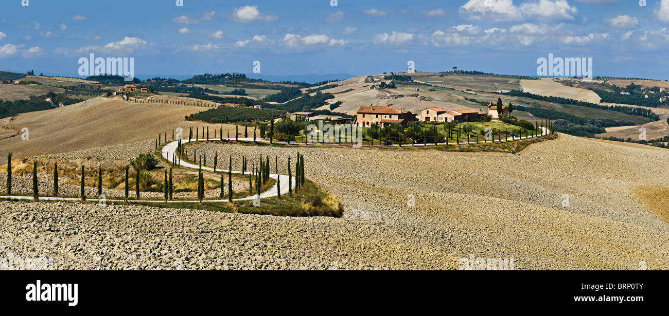 The Tuscan rural landscape, Tuscany, Italy Stock Photo - Alamy