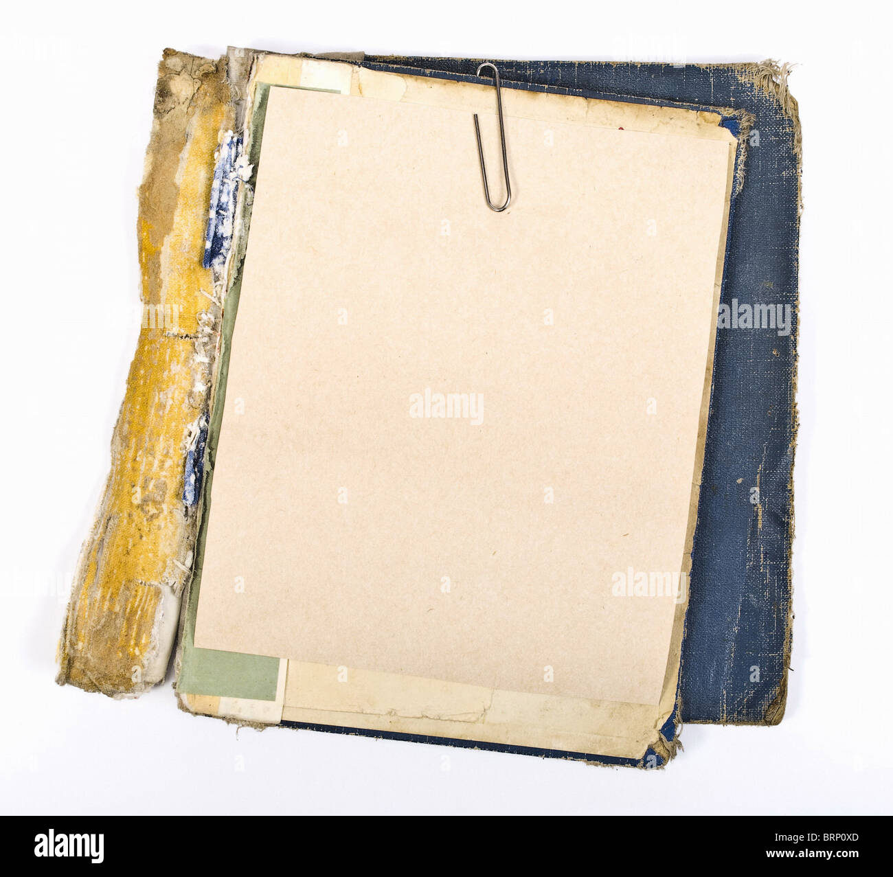 Ancient papers book Stock Photo - Alamy