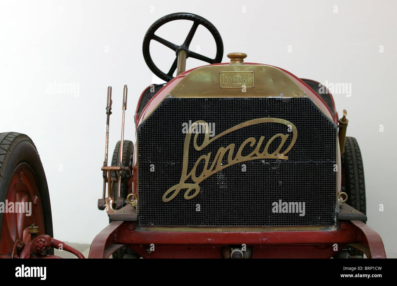 Edwardian Lancia racing car Stock Photo - Alamy