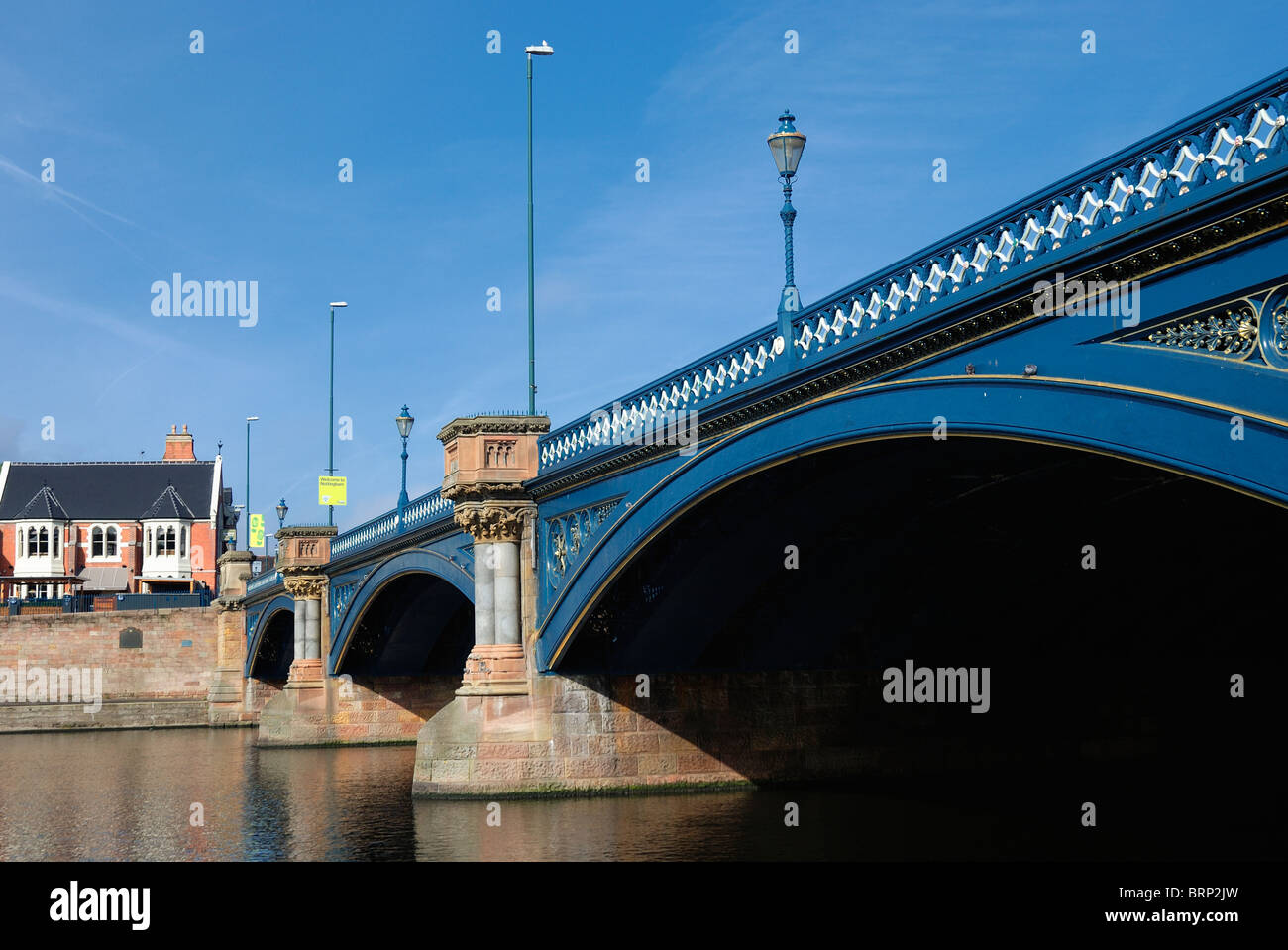 nottingham trent bridge england uk Stock Photo - Alamy