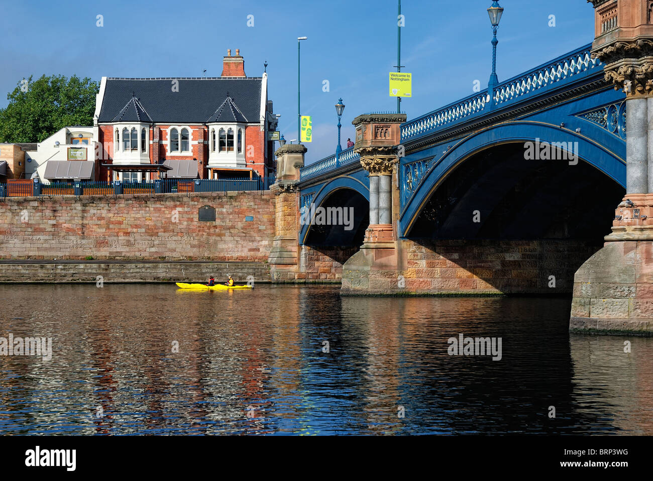 nottingham trent bridge england uk Stock Photo - Alamy