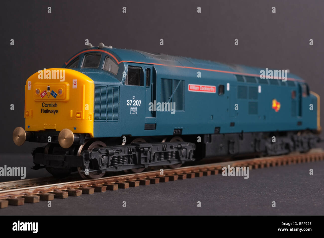 Class 37 Diesel Locomotive, BR Blue livery, William Cookworthy Stock ...