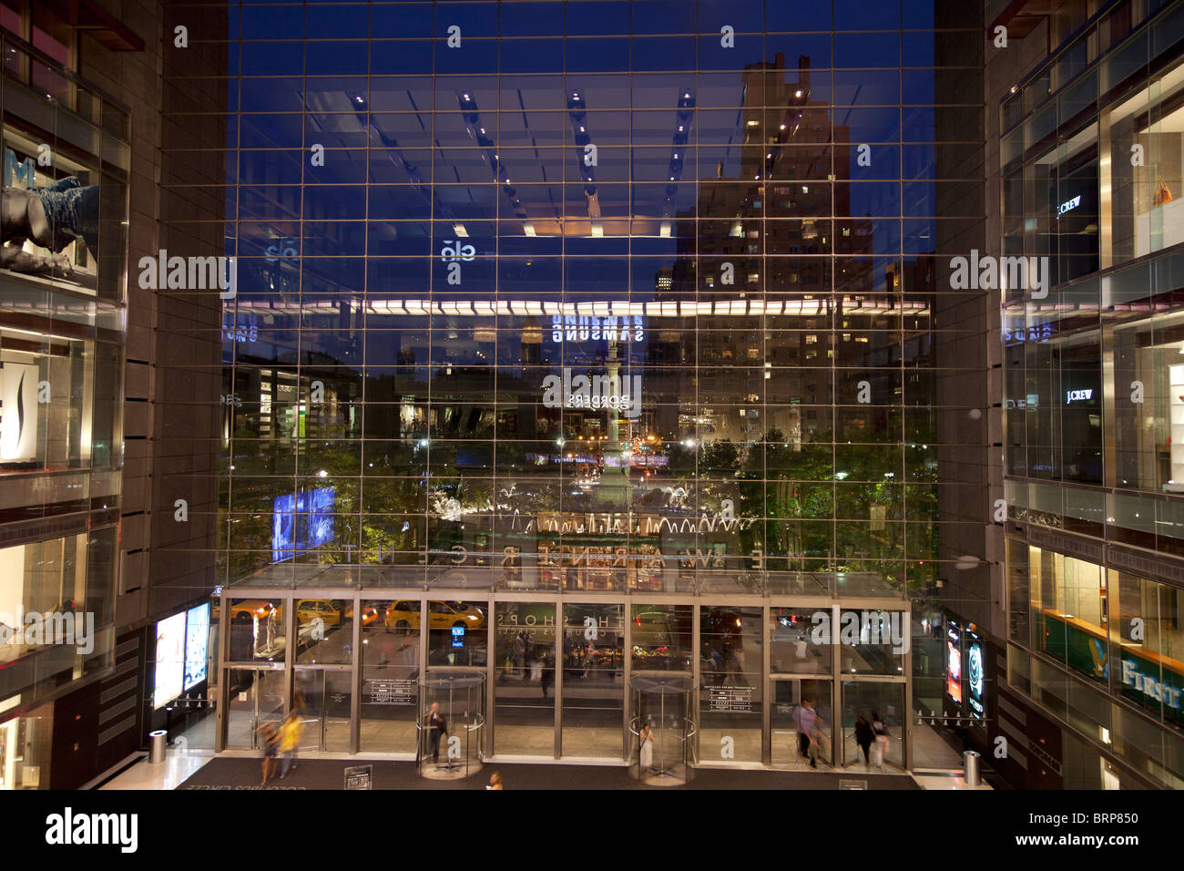 Columbus Circle at night in New York City Stock Photo - Alamy