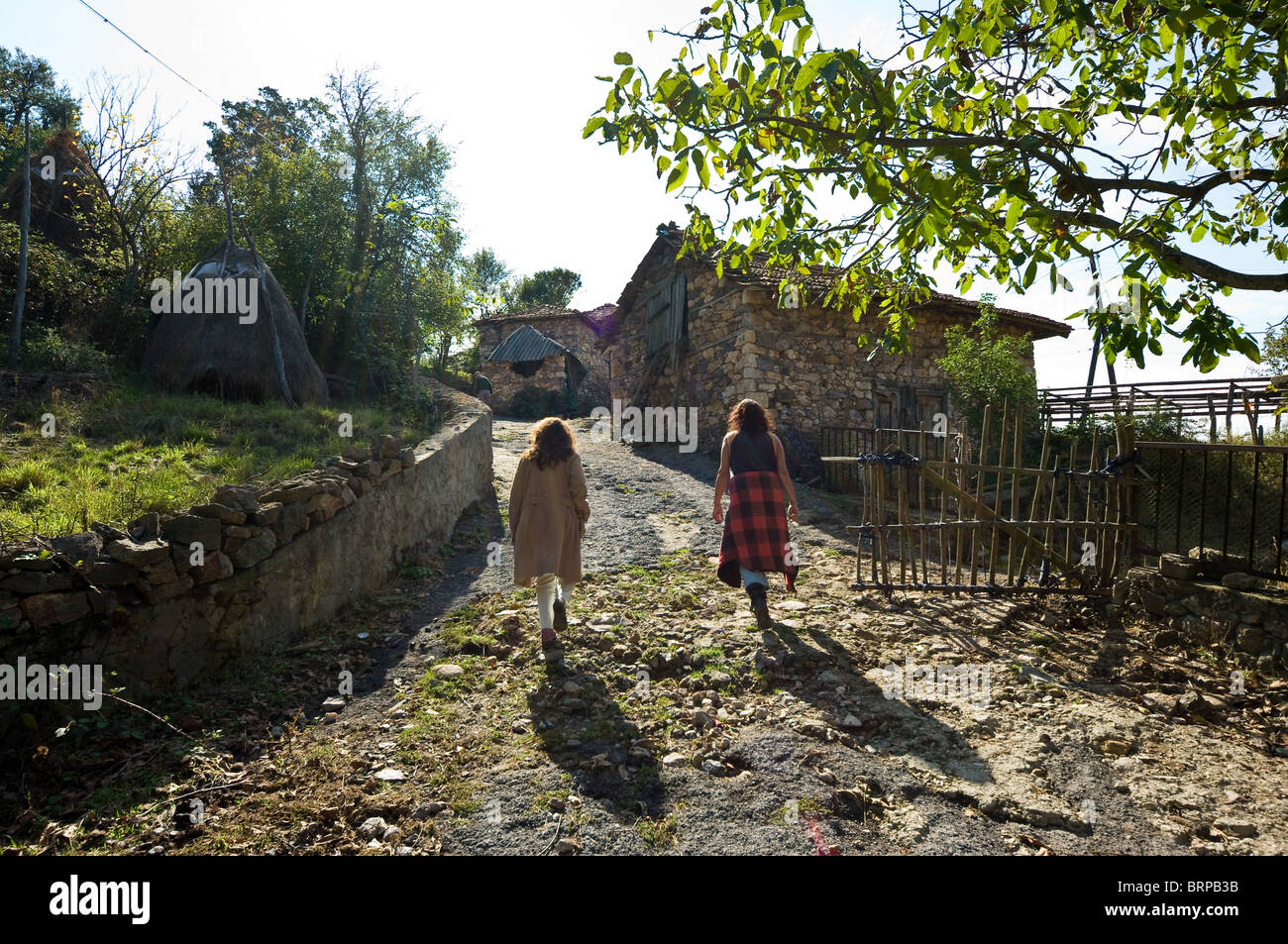 Bulgarian village Kushla Rhodope Mountains Stock Photo - Alamy