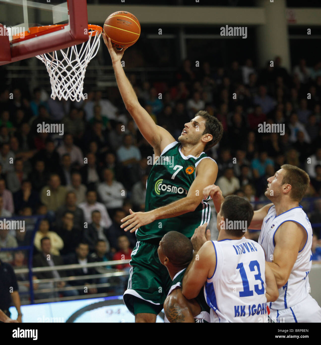 Panathinaikos Greek Stratos Perperoglou during friendly match ...