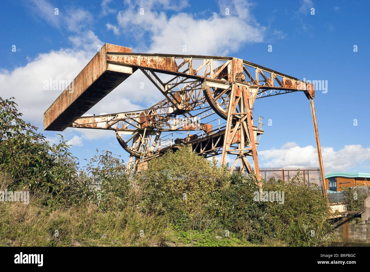cantilever bridge,mechanical,draw bridge Stock Photo - Alamy