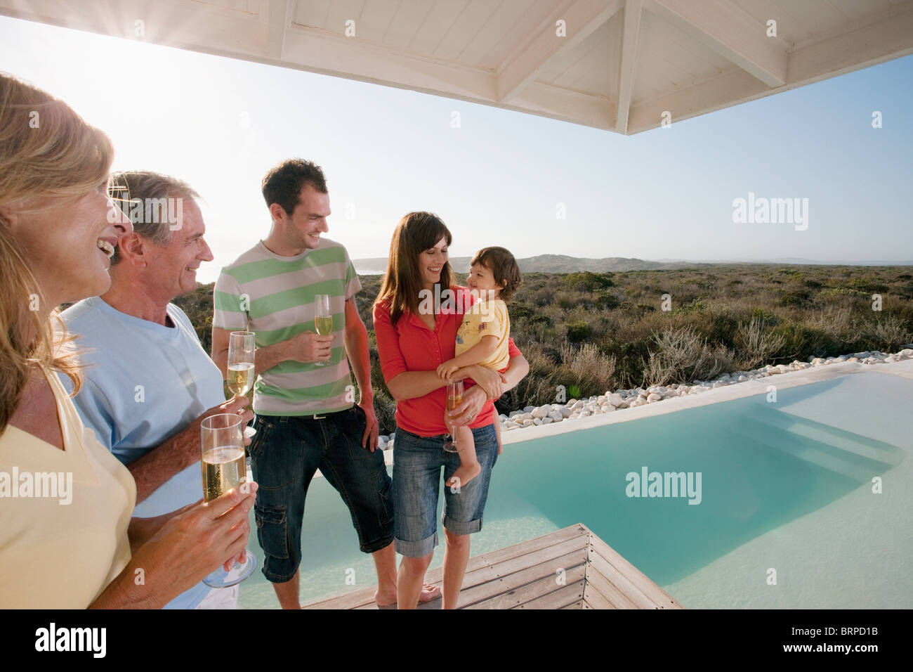 Woman Infinity Pool Drinking High Resolution Stock Photography and ...