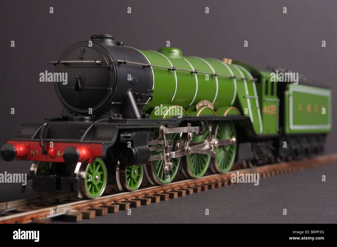 Gresley LNER Class A1 Flying Scotsman, Green livery, front view Stock ...