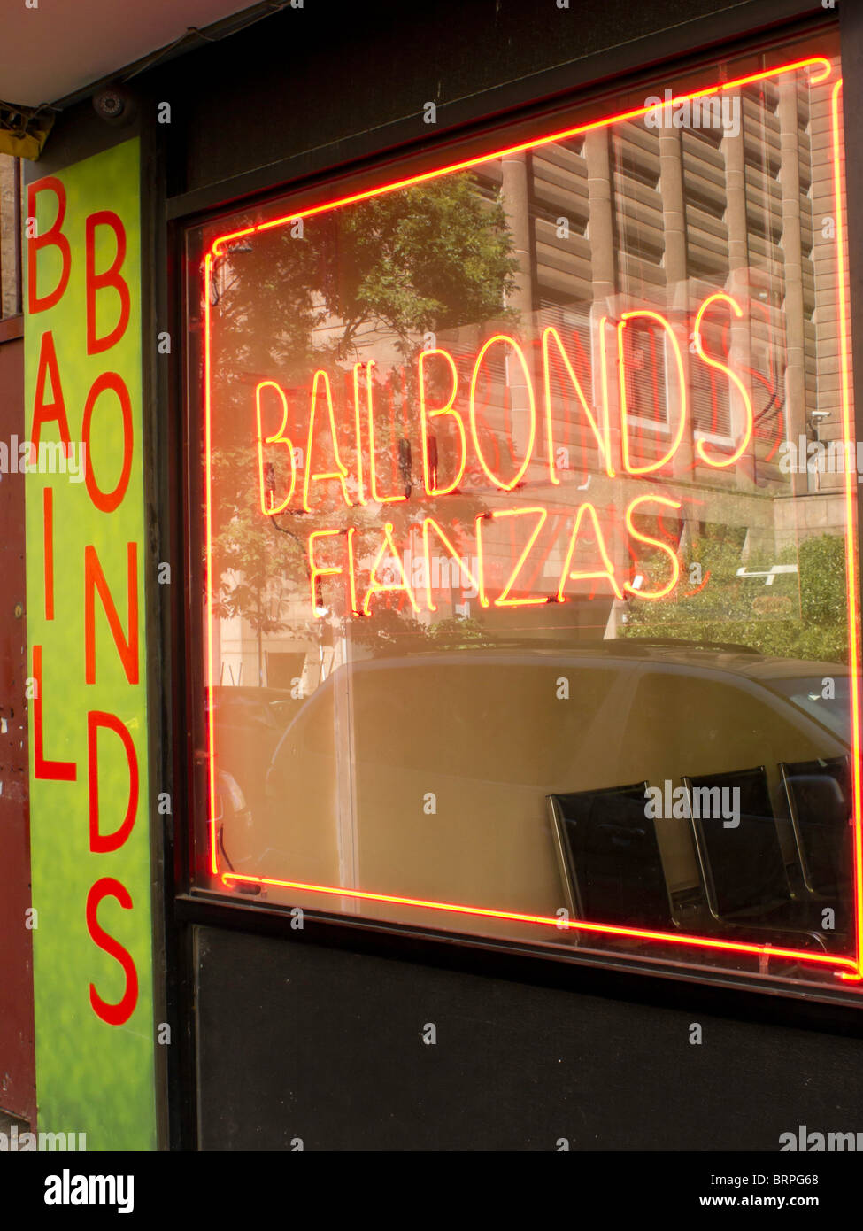 Bail bonds sign hi-res stock photography and images - Alamy