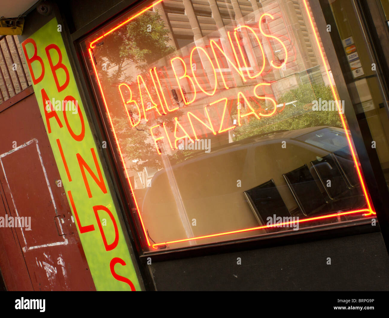 Bail bonds sign hi-res stock photography and images - Alamy