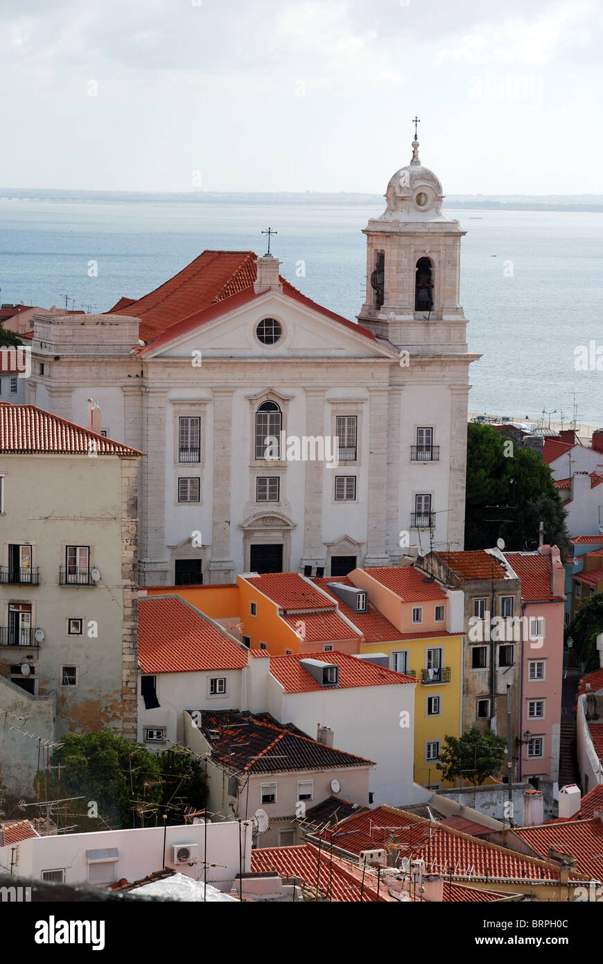 Miradouro de Santa Luzia Alfama Lisbon Portugal viewpoint terrace ...