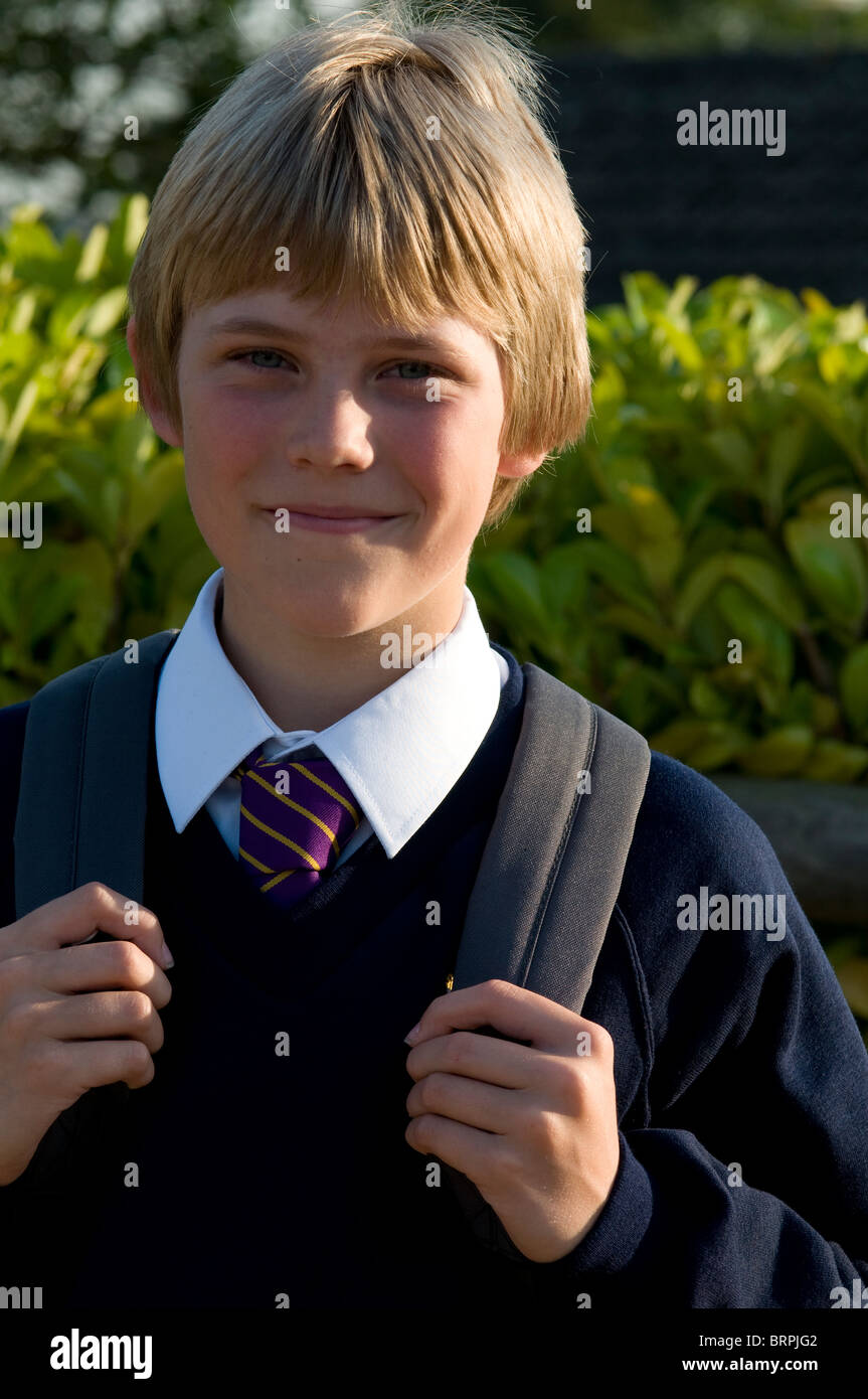 Schoolboy portrait uniform hi-res stock photography and images - Alamy