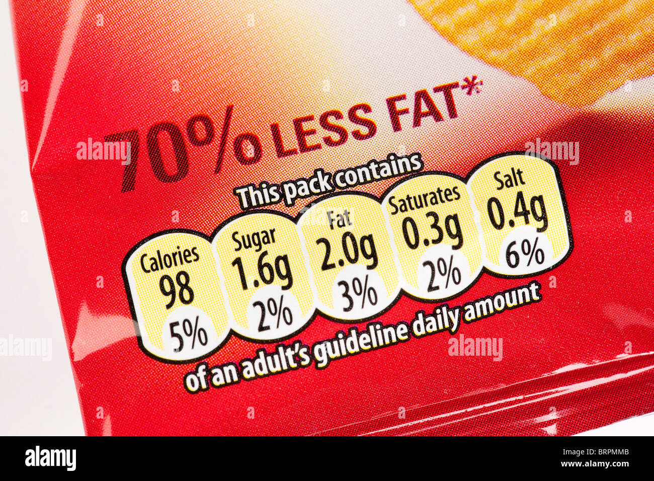 low fat crisps / fries Stock Photo - Alamy