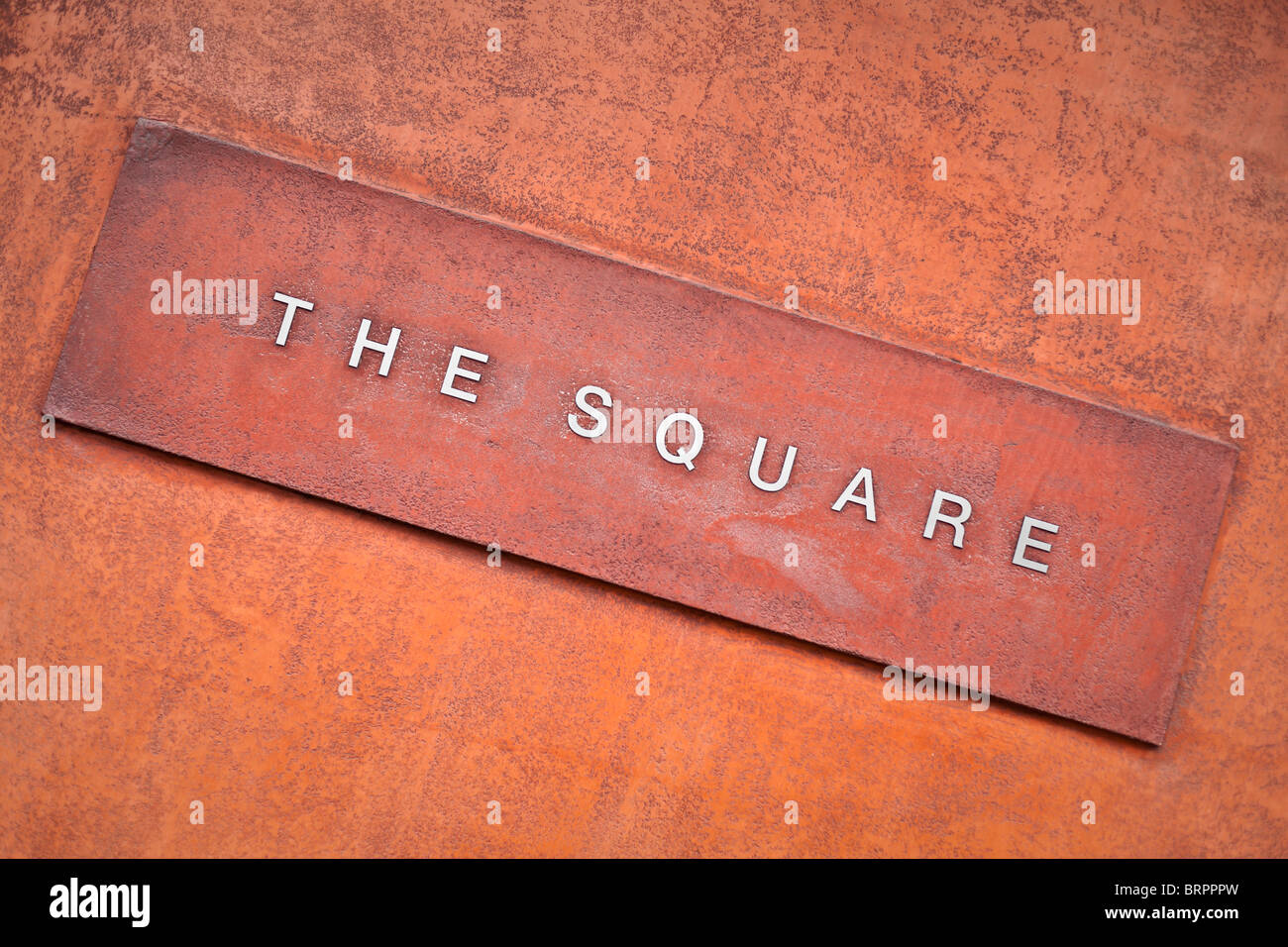 "the square" restaurant sign in London, England Stock Photo - Alamy