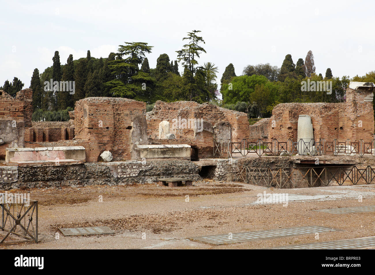 The Triclinium in the Domus Flavia, Palatine Hill, Rome, Italy Stock ...