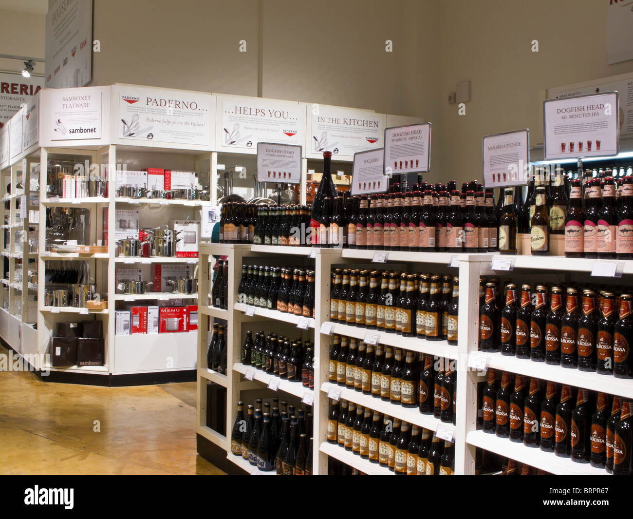 Eataly Italian Marketplace, NYC Stock Photo - Alamy