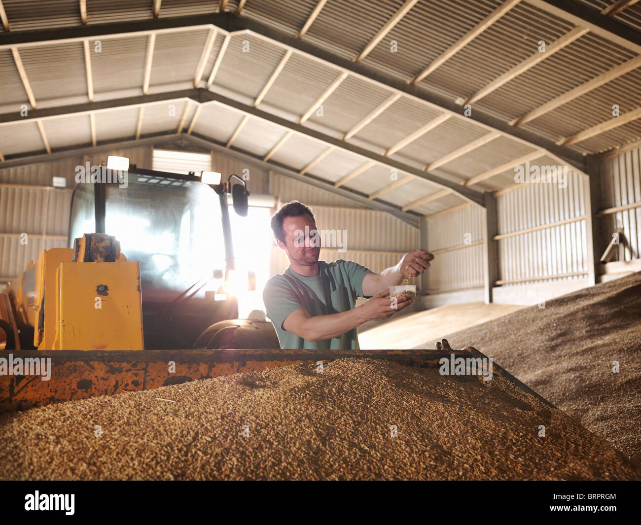 Farmer grain hi-res stock photography and images - Alamy