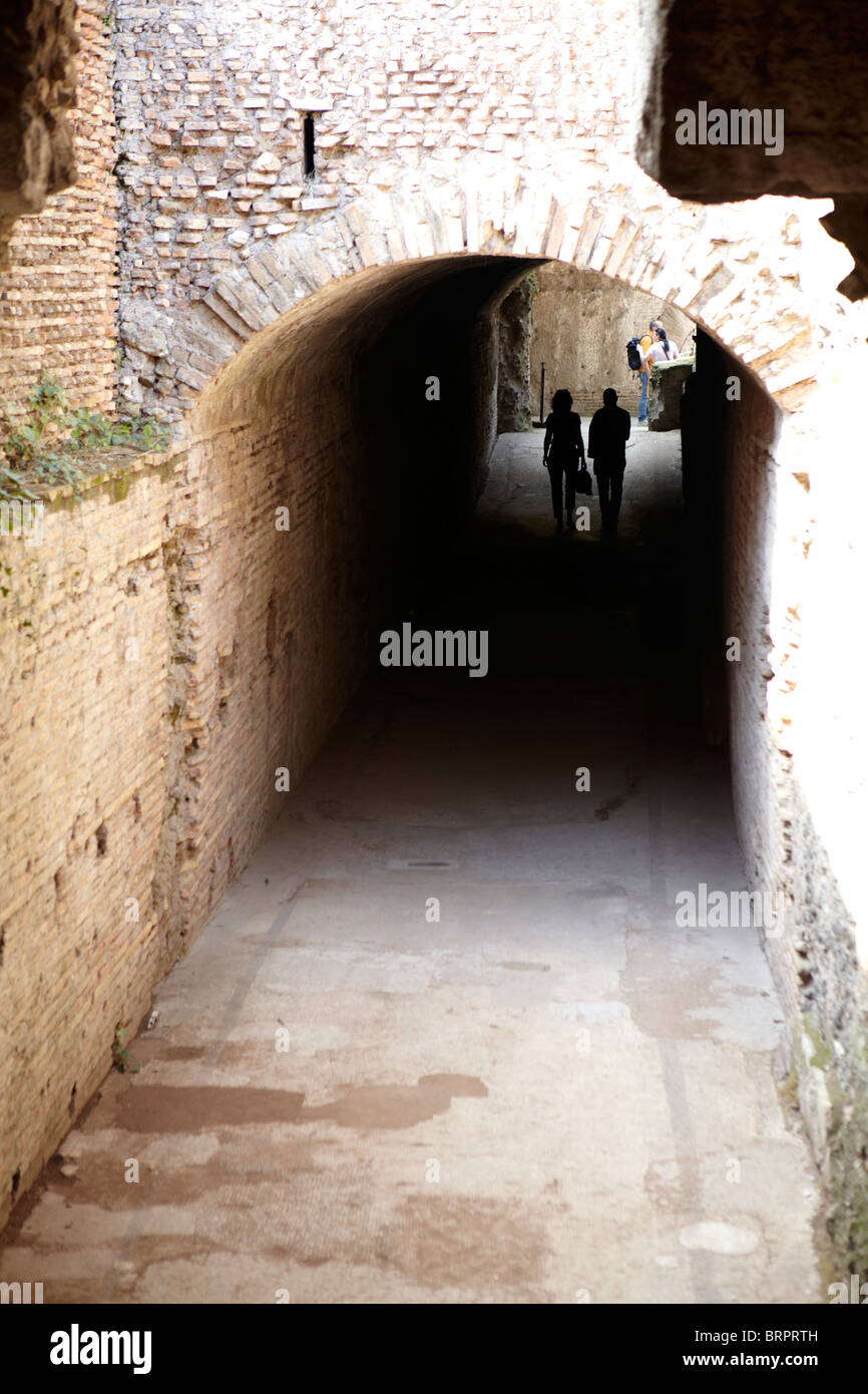 Cryptoporticus - Nero's Tunnel at Palatine Hill, Rome, Italy Stock ...