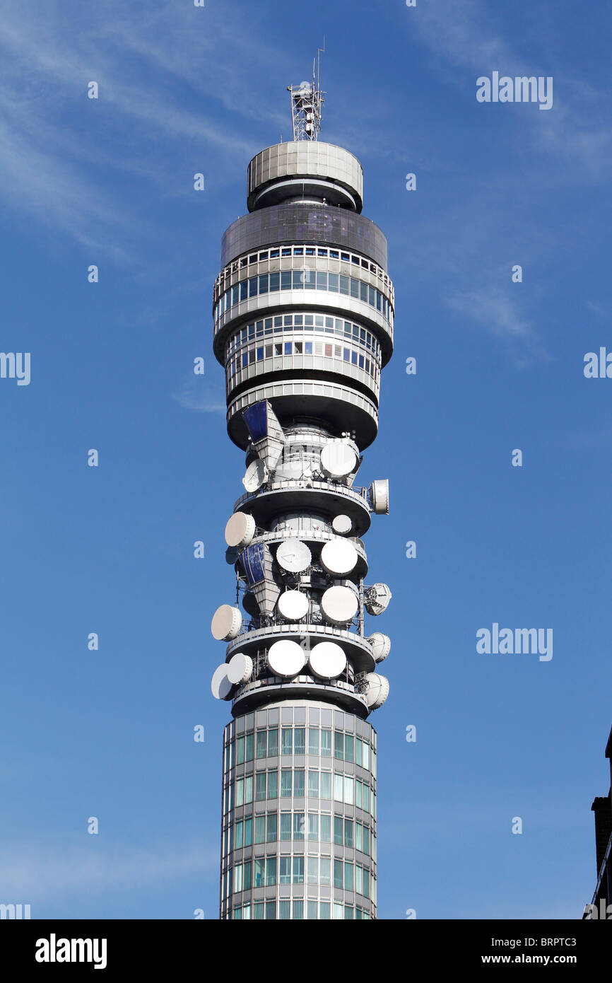 The BT tower in Central London Stock Photo - Alamy