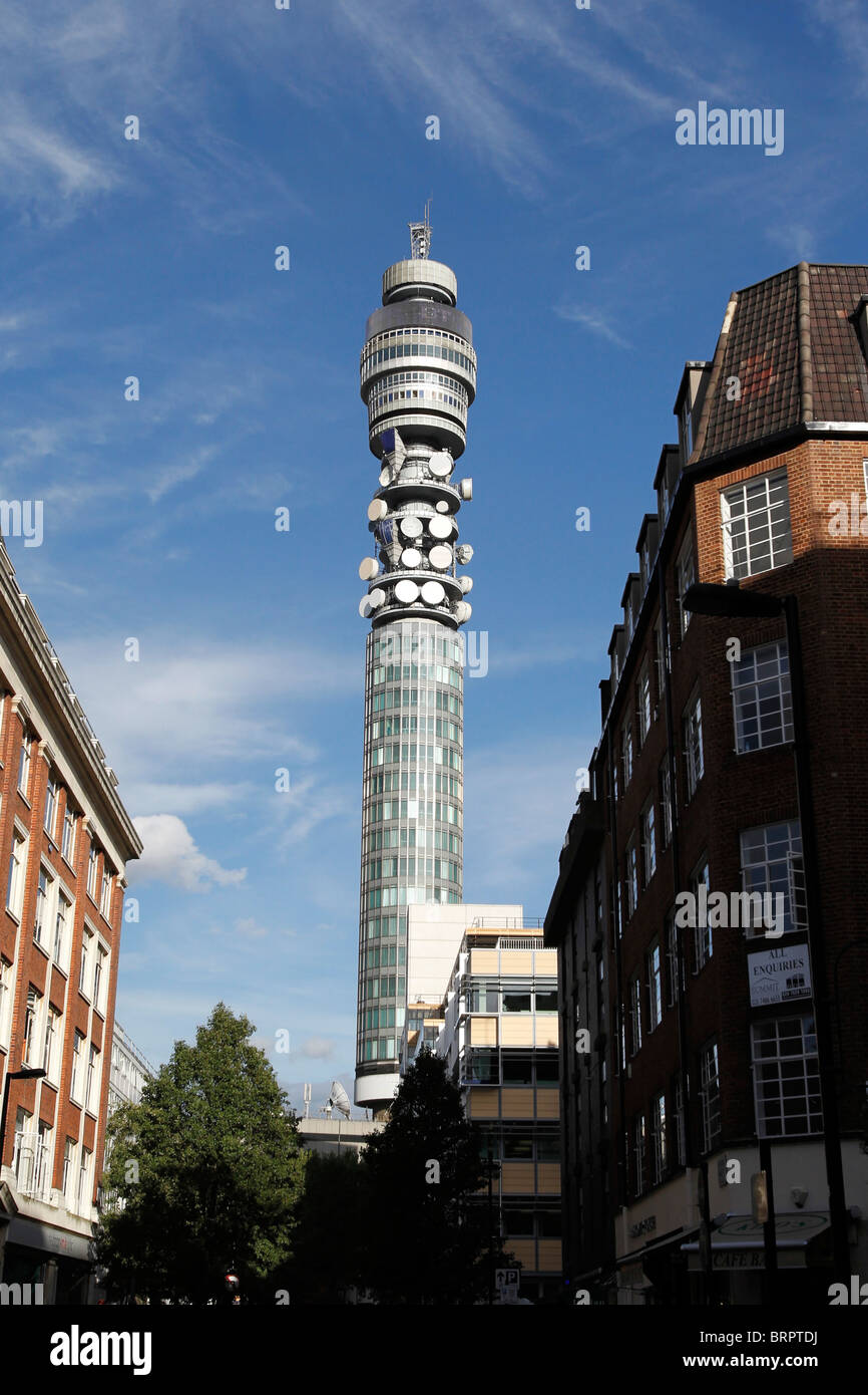 The BT tower in Central London Stock Photo - Alamy
