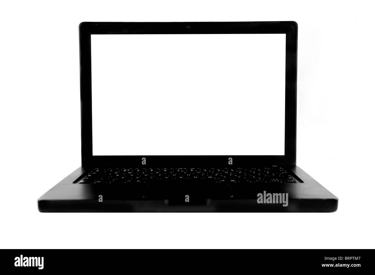 Laptop cut out apple hi-res stock photography and images - Alamy
