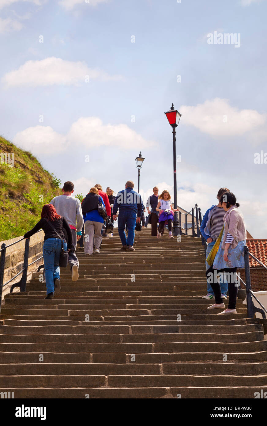 Whitby steps hi-res stock photography and images - Alamy