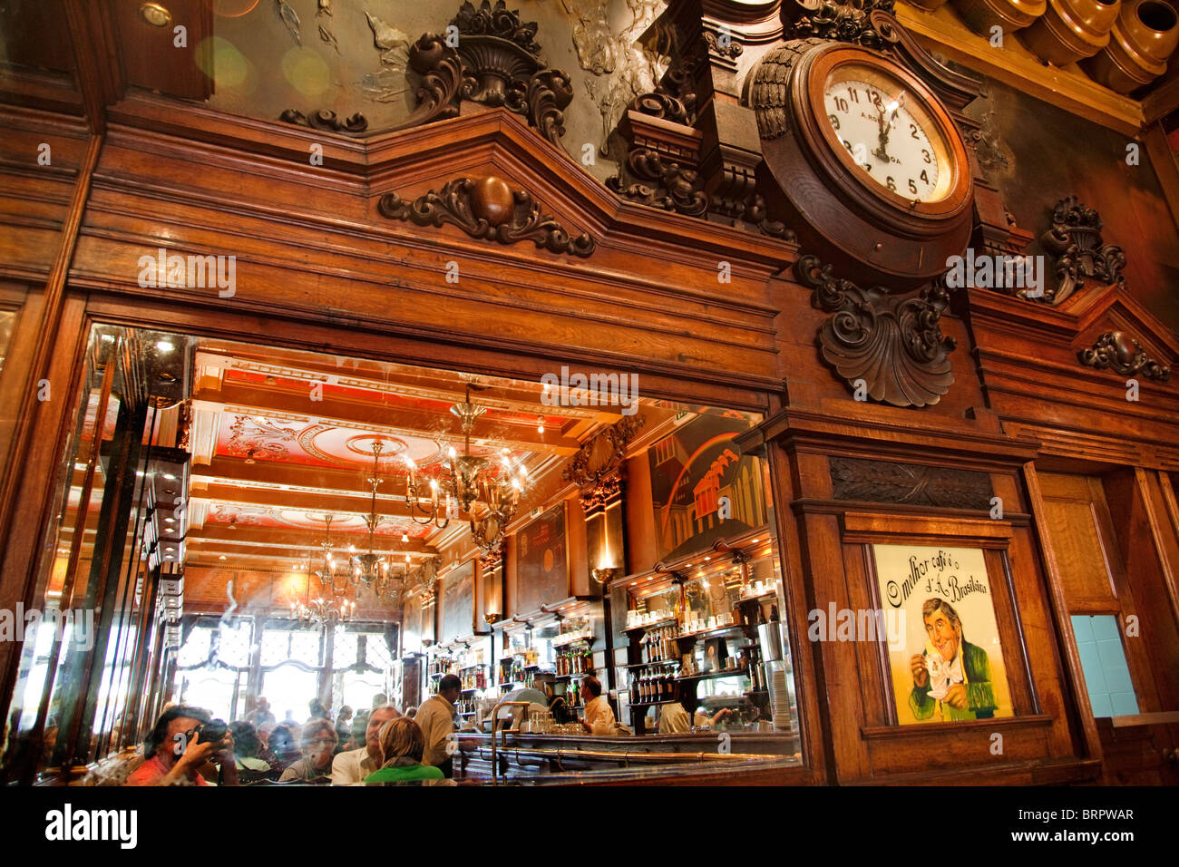 A Brasileira bar tipico de Lisboa Portugal A Brasileira typical ...