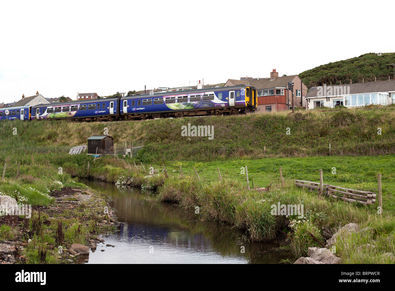 Cumbria coast train hi-res stock photography and images - Alamy