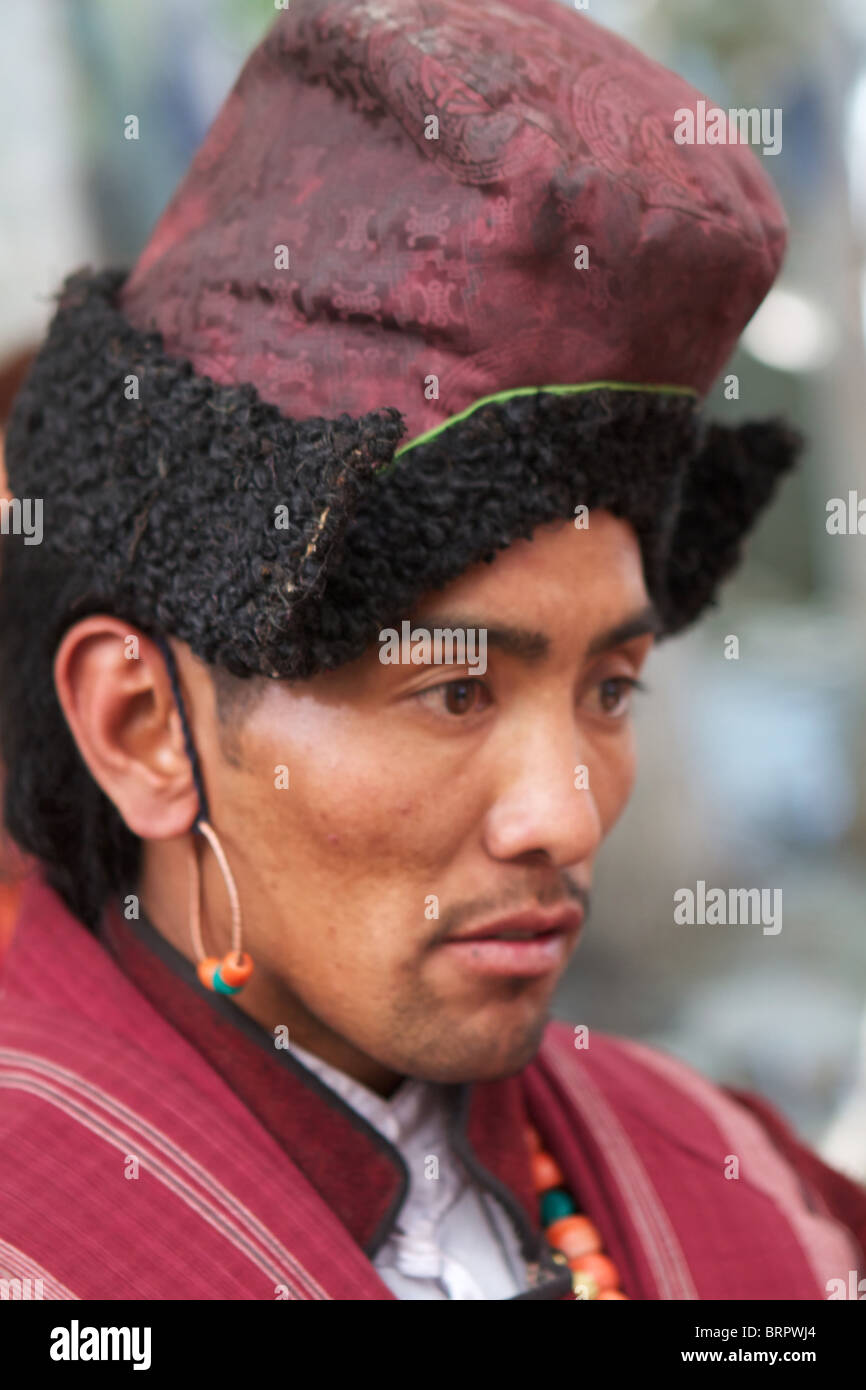 ladakhi man portrait Stock Photo - Alamy