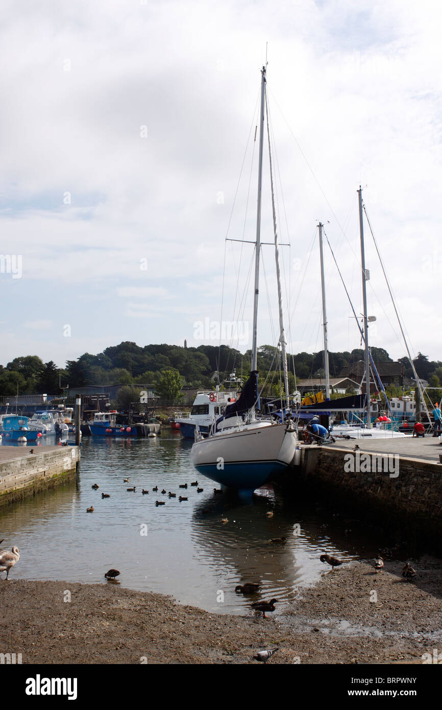 THE LYMINGTON RIVER LYMINGTON. HAMPSHIRE UK Stock Photo - Alamy