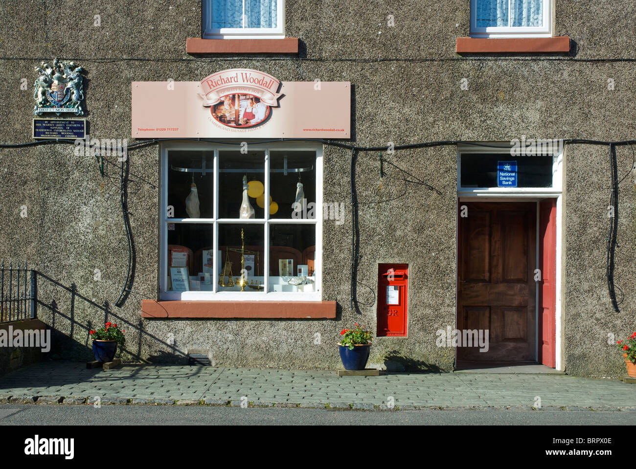Richard Woodall's shop in Waberthwaite, Cumbria, England UK Stock Photo ...