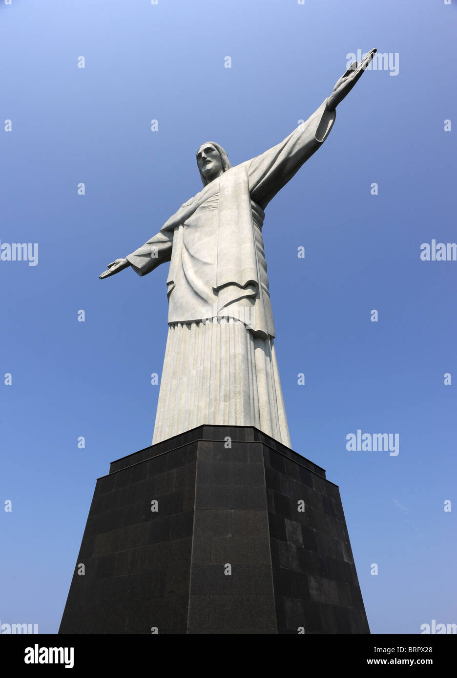 Christ the Redeemer statue on the Corcovado mountain in Rio De Janeiro ...