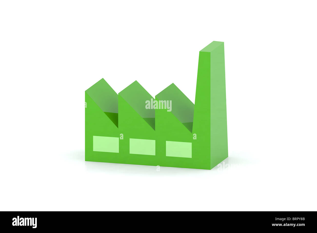 Green factory symbol hi-res stock photography and images - Alamy