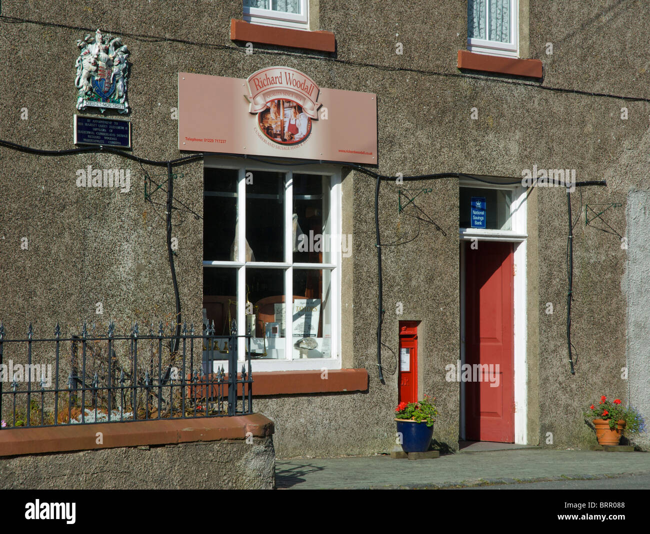 Richard Woodall's shop in Waberthwaite, Cumbria, England UK Stock Photo ...