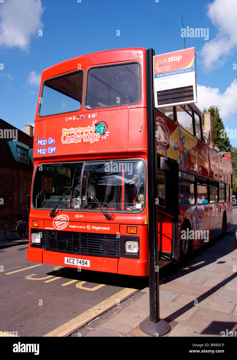 Cambridge open top bus hi-res stock photography and images - Alamy