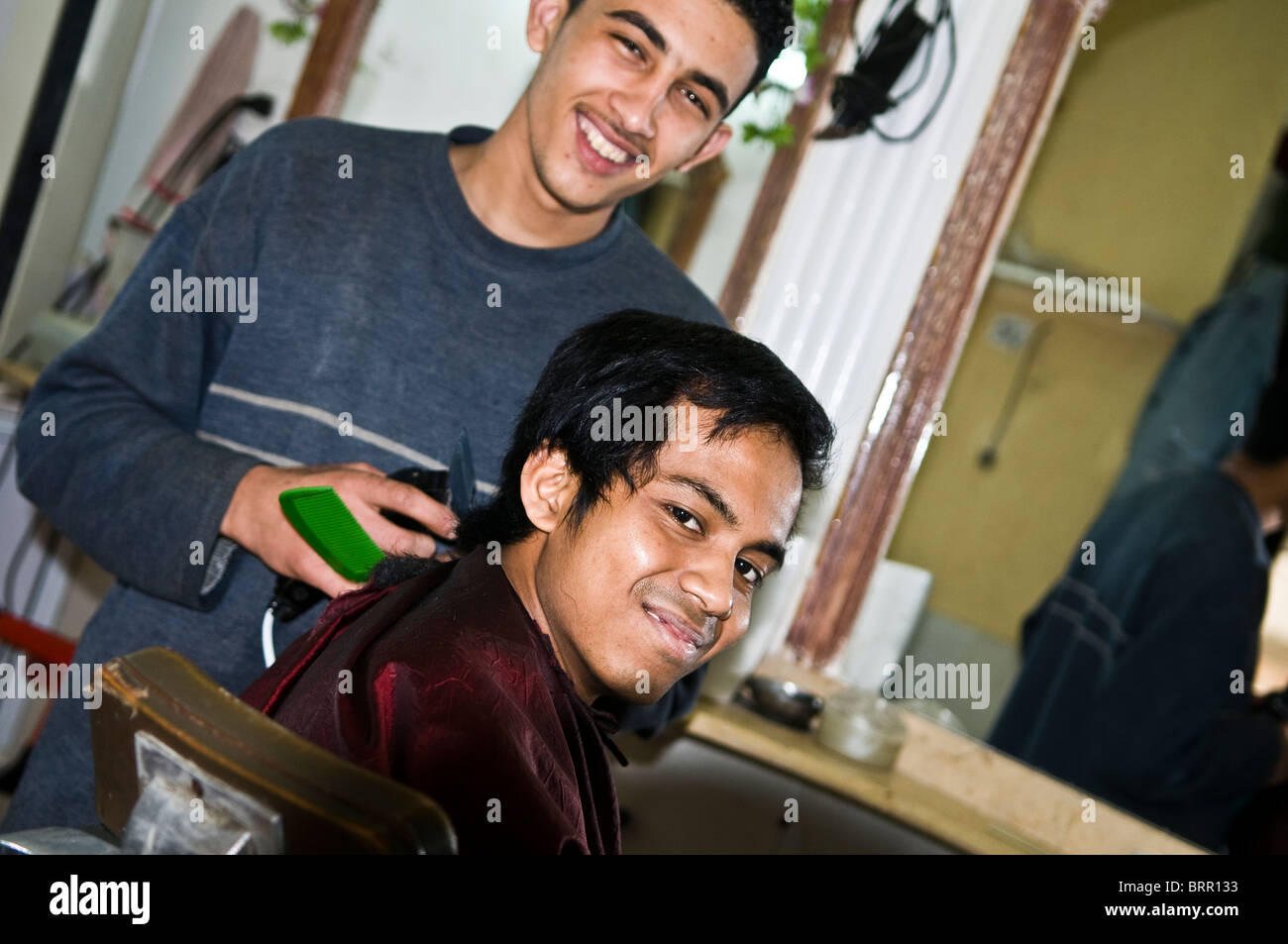 Traditional haircut shop hi-res stock photography and images - Alamy