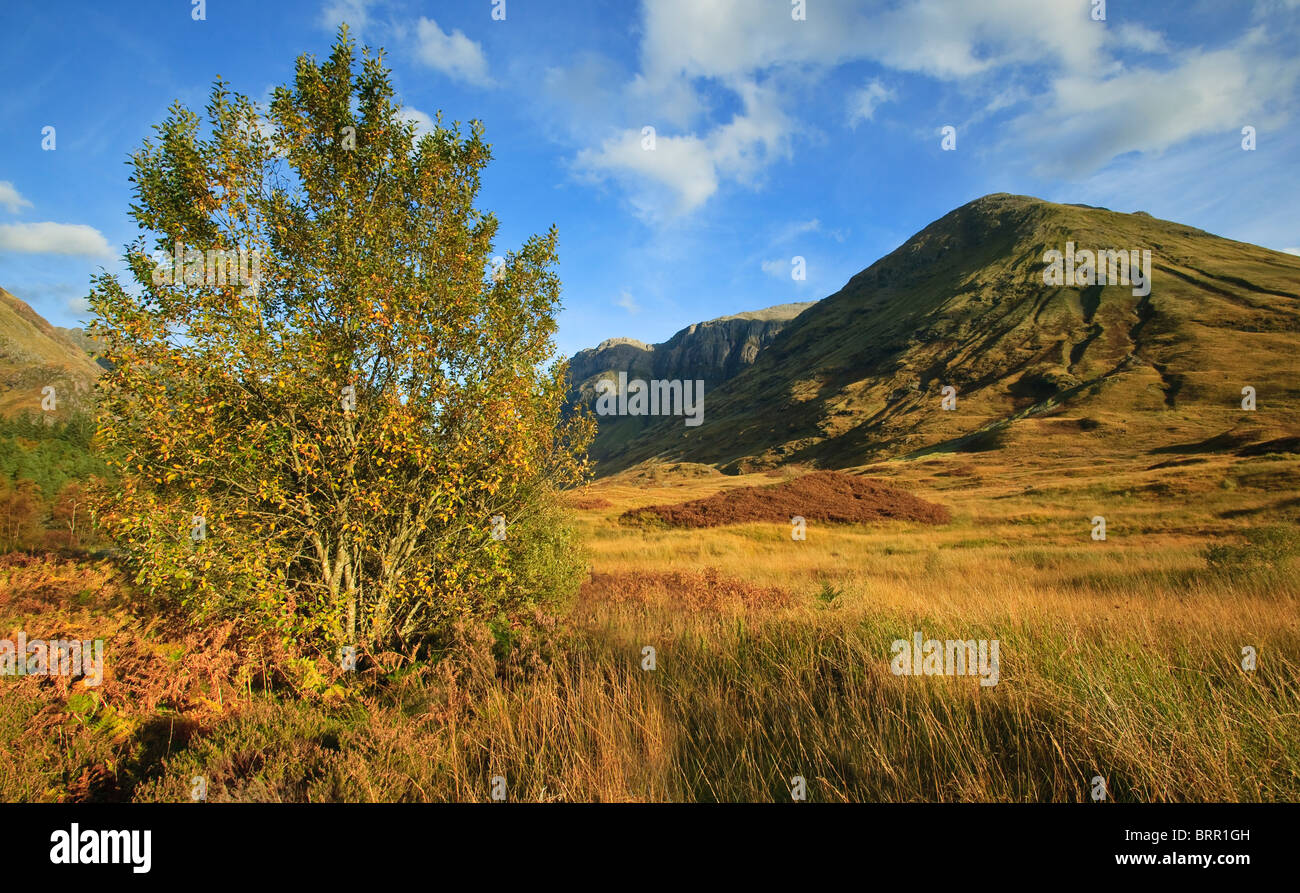 A bright October day at Glencoe Stock Photo - Alamy