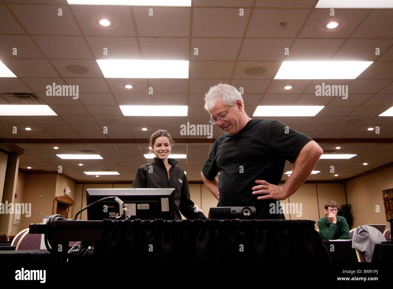 Steering Committee scientist Josh Wurman reacts with frustration after ...