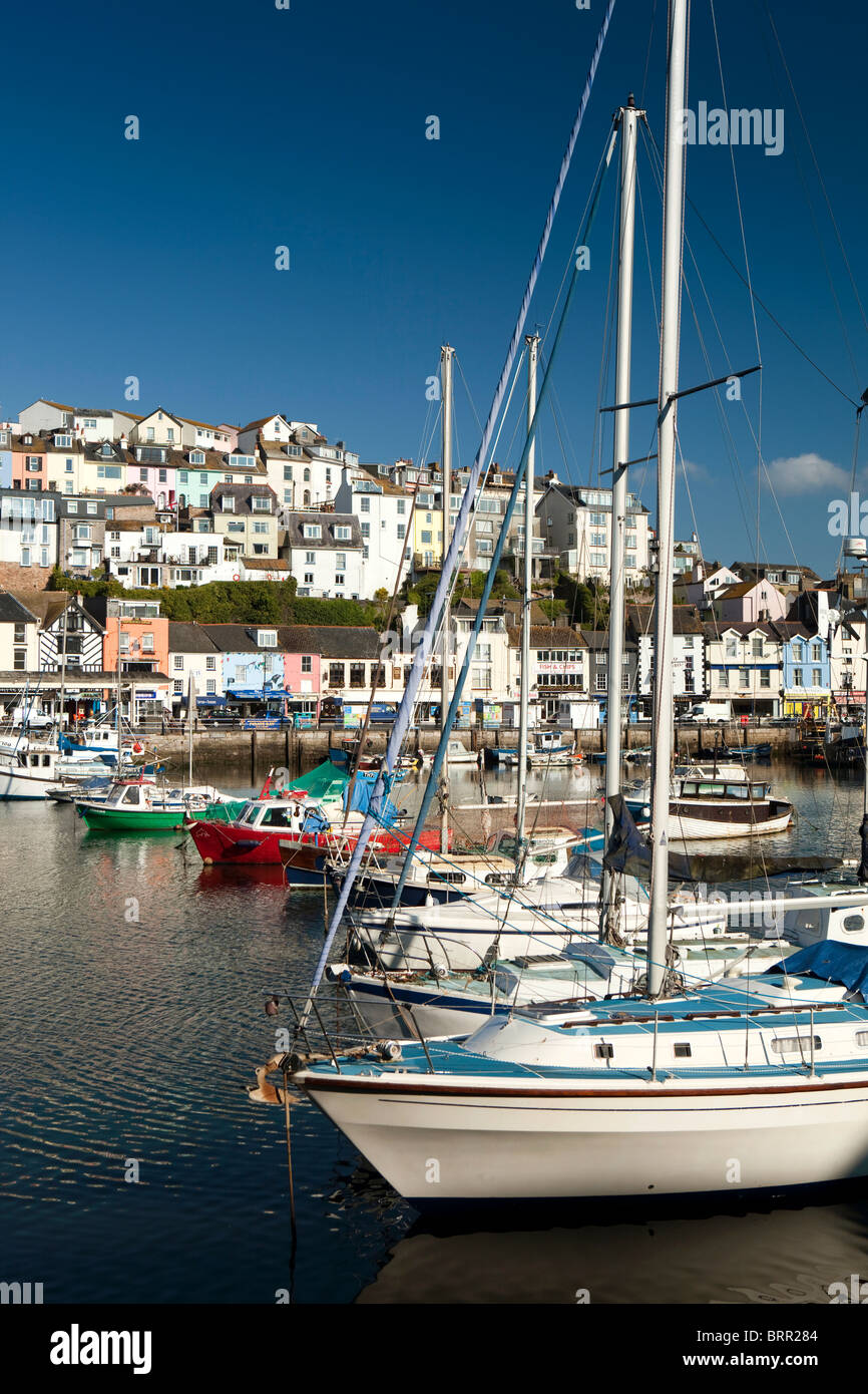Brixham attractive south coast seaside resort hi-res stock photography ...