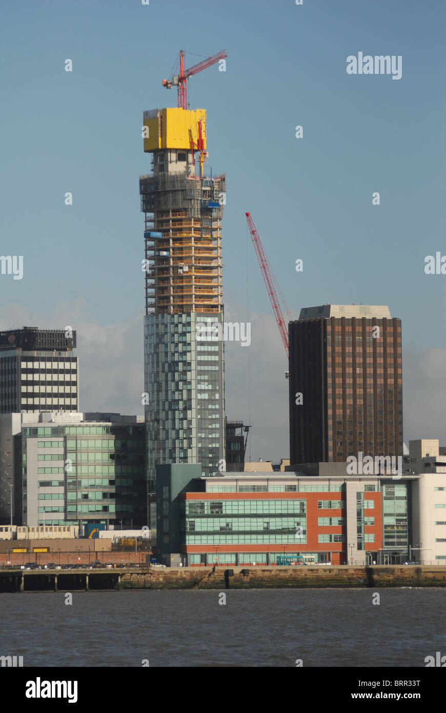 Building and construction in Liverpool city centre, the European ...