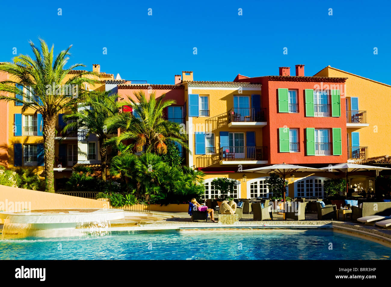 HOTEL BYBLOS, SAINT TROPEZ, PROVENCE, FRANCE Stock Photo - Alamy